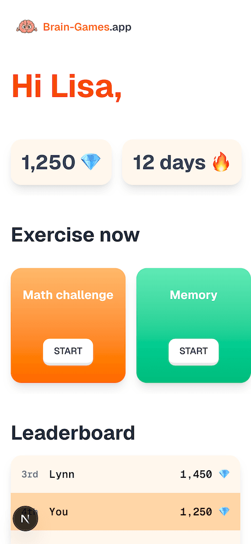 What's Your Real Brain Age? | Brain-Games.app